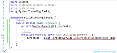 Mô Hình Code Behind Trong Blazor Tự Học Ict
