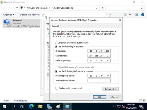 Windows Server 2022 Initial Settings Set Static Ip Address Server World