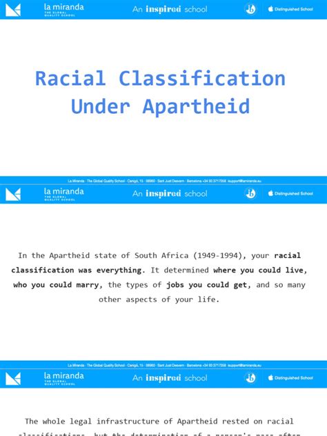 Racial Classification Under Apartheid Pdf Race Human