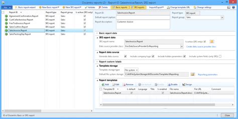 SSRS Report Examples Docentric AX