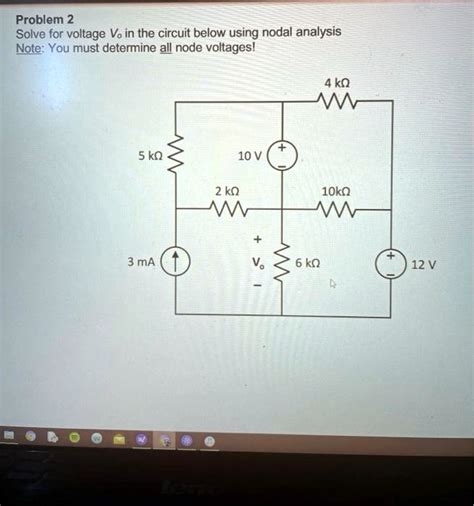 Solved Im Having Trouble With The Voltages I Do Not Know How To Implement Them Into My Kcl