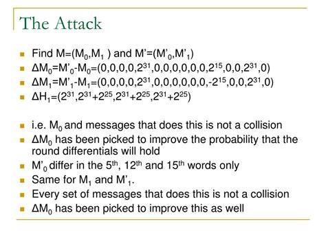 Ppt Md5 Collisions Powerpoint Presentation Free Download Id5768731