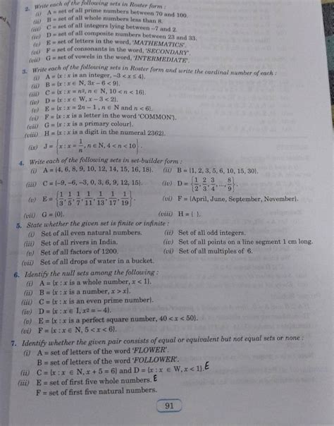 identify whether the given pair consists of equal or equivalent but not e