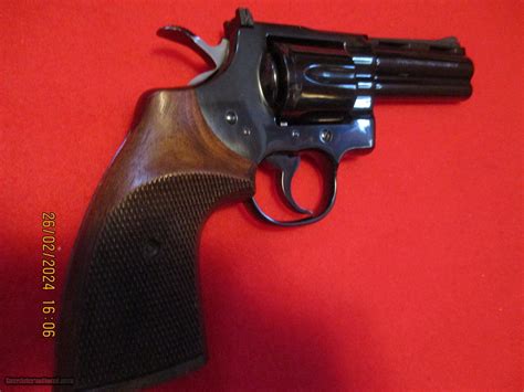 Colt Python 4 Blue From 1978 In 357 Magnum Model I3640 Correct Box Papers