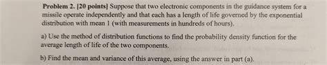 Solved For Part A I Got 4ue 2u For The Prob Density