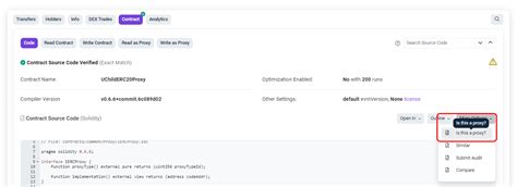 Bscscan Information Center Proxy Contracts
