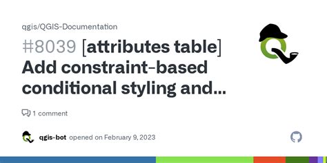 Attributes Table Add Constraint Based Conditional Styling And Failing Constraints Feature