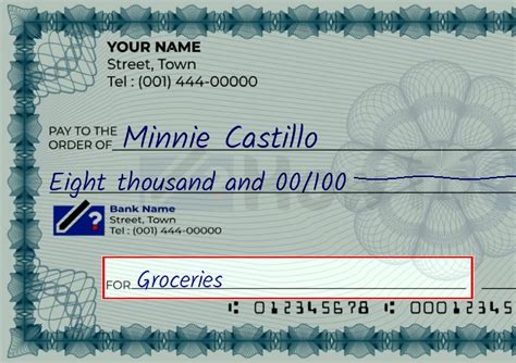 8000 Check How To Write A Check For 8000 Dollars