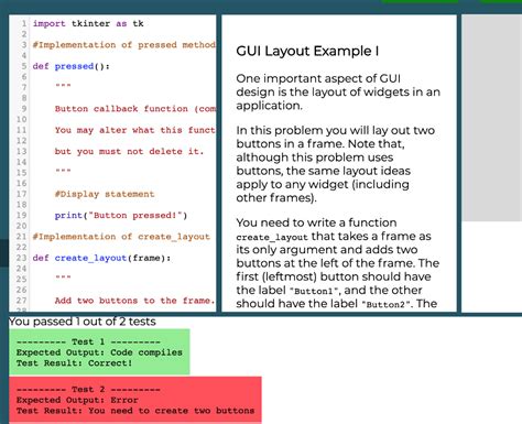 Gui Layout Example I One Important Aspect Of Gui