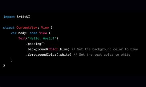 Set Background Color Of A Swiftui Label Julio Ornelas