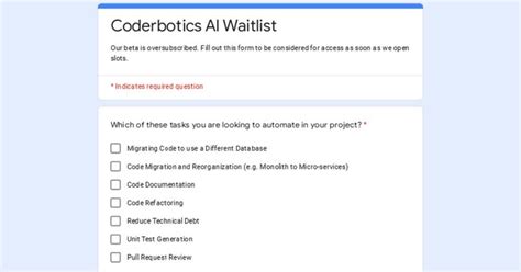 Coderbotics Ai On Linkedin Coderbotics Ai Waitlist
