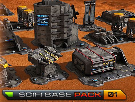 Scifi Base Pack 01 3d Sci Fi Unity Asset Store