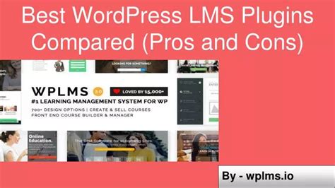 PPT Best WordPress LMS Plugins Compared Pros And Cons PowerPoint Presentation ID