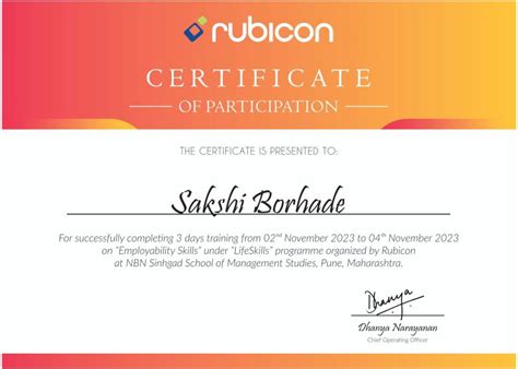 Sakshi Borhade On Linkedin Successfully Completed The Employability