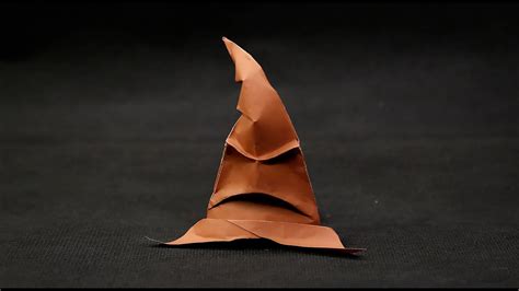 Origami Sorting Hat Harry Potter How To Fold Youtube