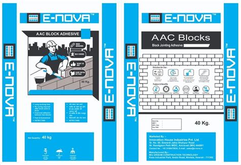 Aac Block Jointing Mortar At Rs 560 Bag Block Jointing Mortar In Tiwasa Id 2850865381491