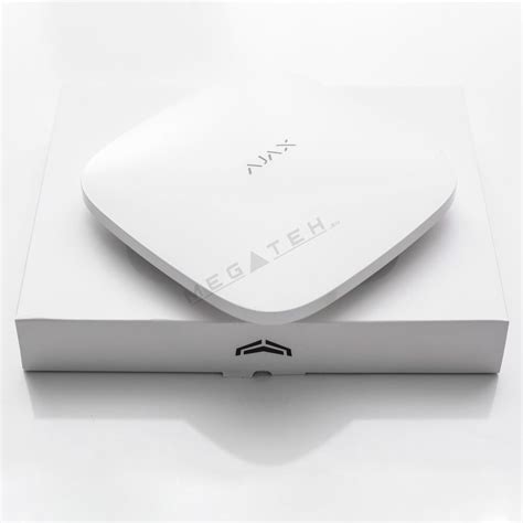 AJAX Hub Plus White Wireless Intelligent Control Panel Ethernet Wi Fi 3G 2хSIM card