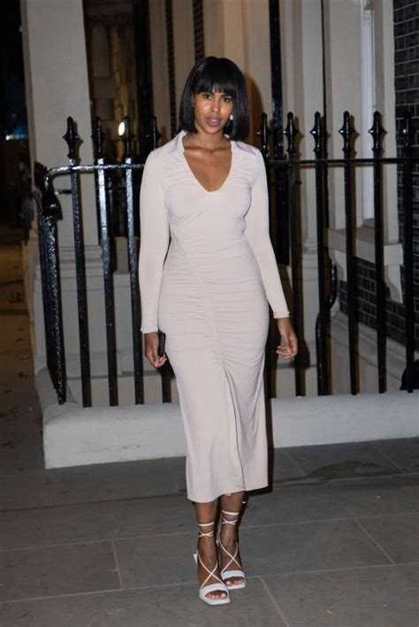 Sabrina Elba At British Vogue And Self Portrait Event In London Hawtcelebs