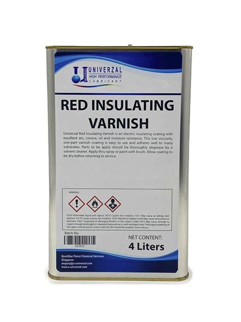 Red Insulating Varnish Univerzal Lubricants