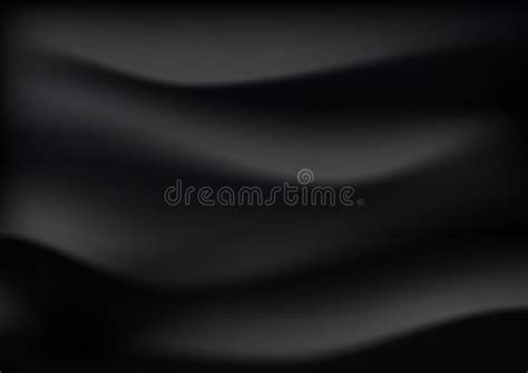 Dark Abstract Background With Soft Flowing Waves Black Texture Mysterious Elegant Modern