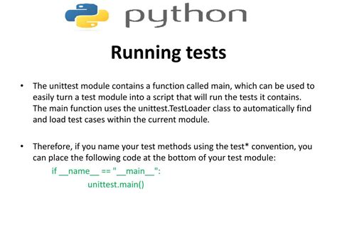 Ppt Unit Testing Using Pyunit Powerpoint Presentation Free Download Id 2140657