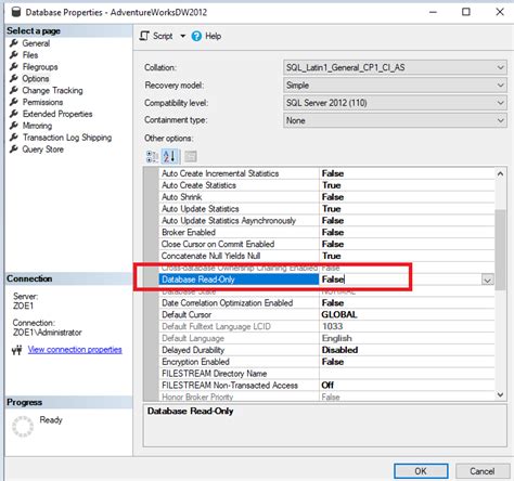 ssis database is read only microsoft qanda