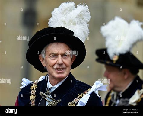 Former Prime Minister Sir Tony Blair During The Annual Order Of The