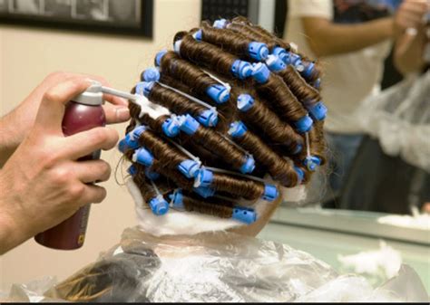 Sissyperm New Perm Hair Curlers Rollers Perm Rods Roller Set Transgender Girls Permed