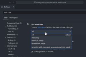 How To Quickly Toggle Enable Disable Autosave In VS Code