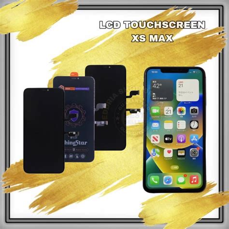 Jual Lcd Touchscreen Xs Max Black Original Baru Shopee Indonesia