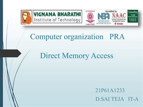 direct memory access dma pra 1233 pptx