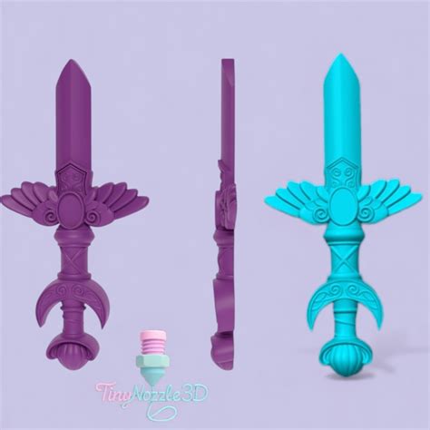 🗡️ Gemstone Goddess Dagger・ 3mf File For 3d Printing・cults