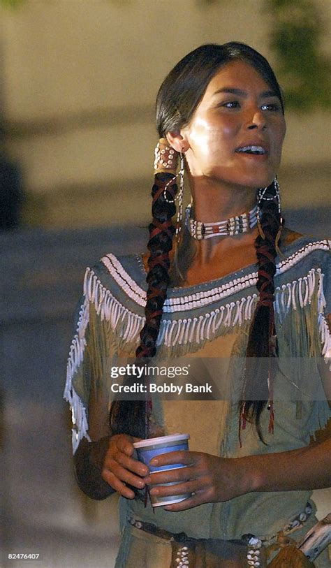 Mizio Peck Returns As Sacagawea On Location For Night At The News