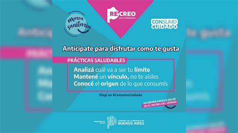 “ Consumocuidado” En Qué Consiste La Criticada Campaña Del Ministerio De Salud Bonaerense Sobre