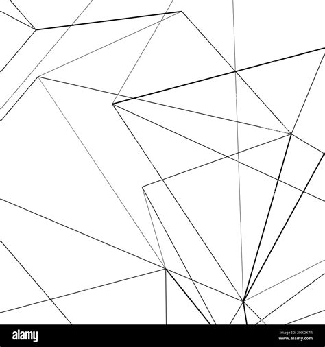 Abstract Connecting And Overlapping Lines Vector Illustration Stock