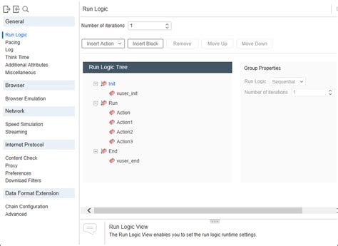 loadrunner runtime settings