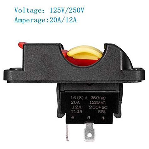 Table Saw Switch Safety Table Switch For 10inch Table Saw Parts On Off Switch 125v 250v