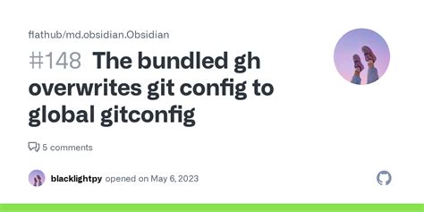 The Bundled Gh Overwrites Git Config To Global Gitconfig · Issue 148