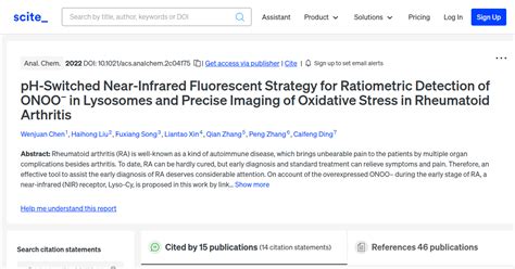ph switched near infrared fluorescent strategy for ratiometric