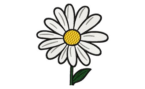 Simple Daisies Drawing