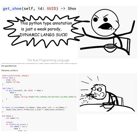 Ruust Sucks With Python You Dont Need To Wait For Ur Porgram To