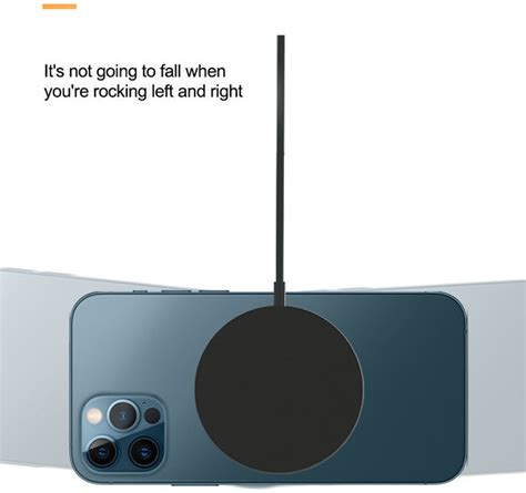 Magnetisch Draadloze Oplader 15W Compatibel Met Apple MagSafe Zwart GSMpunt Nl