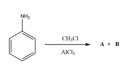 Does Aniline Reacts With Ch3cl In Presence Of Alcl3 And Forms Any Product Researchgate