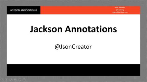 Learn About The Jackson Deserialization Jsoncreator In My Latest