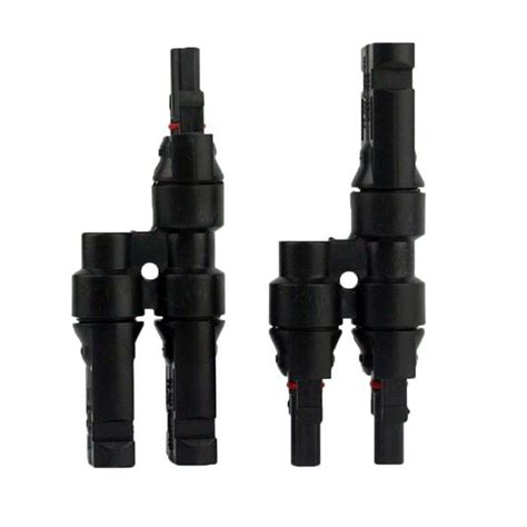 Konector Mc4 Dc Connector T2 Ip67 Konektor 2 In 1 Cabang 2 Soket Solar