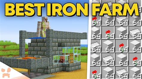 best minecraft 1 21 iron farm new design easy efficient youtube