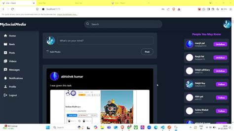 Sanjit Pal On Linkedin Socialmediaapp Reactjs Nodejs Jwt Mongodb