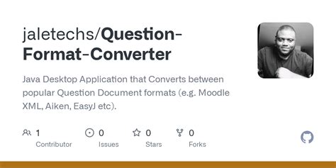 Github Jaletechsquestion Format Converter Java Desktop Application That Converts Between