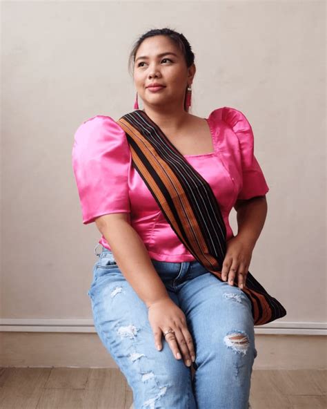 Terracotta And Black Striped Sablay Shoulder Sash Indigenous Earth Color Ethnic Fabric Casual