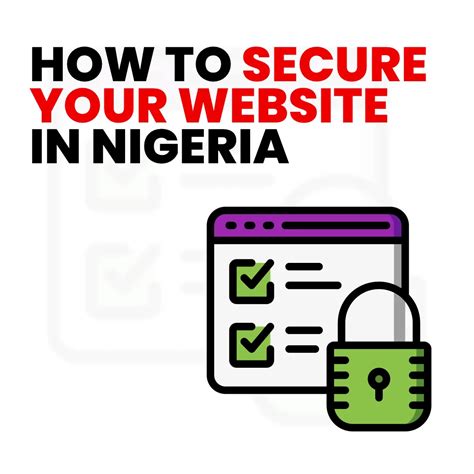 how to secure your website in nigeria step by step guide